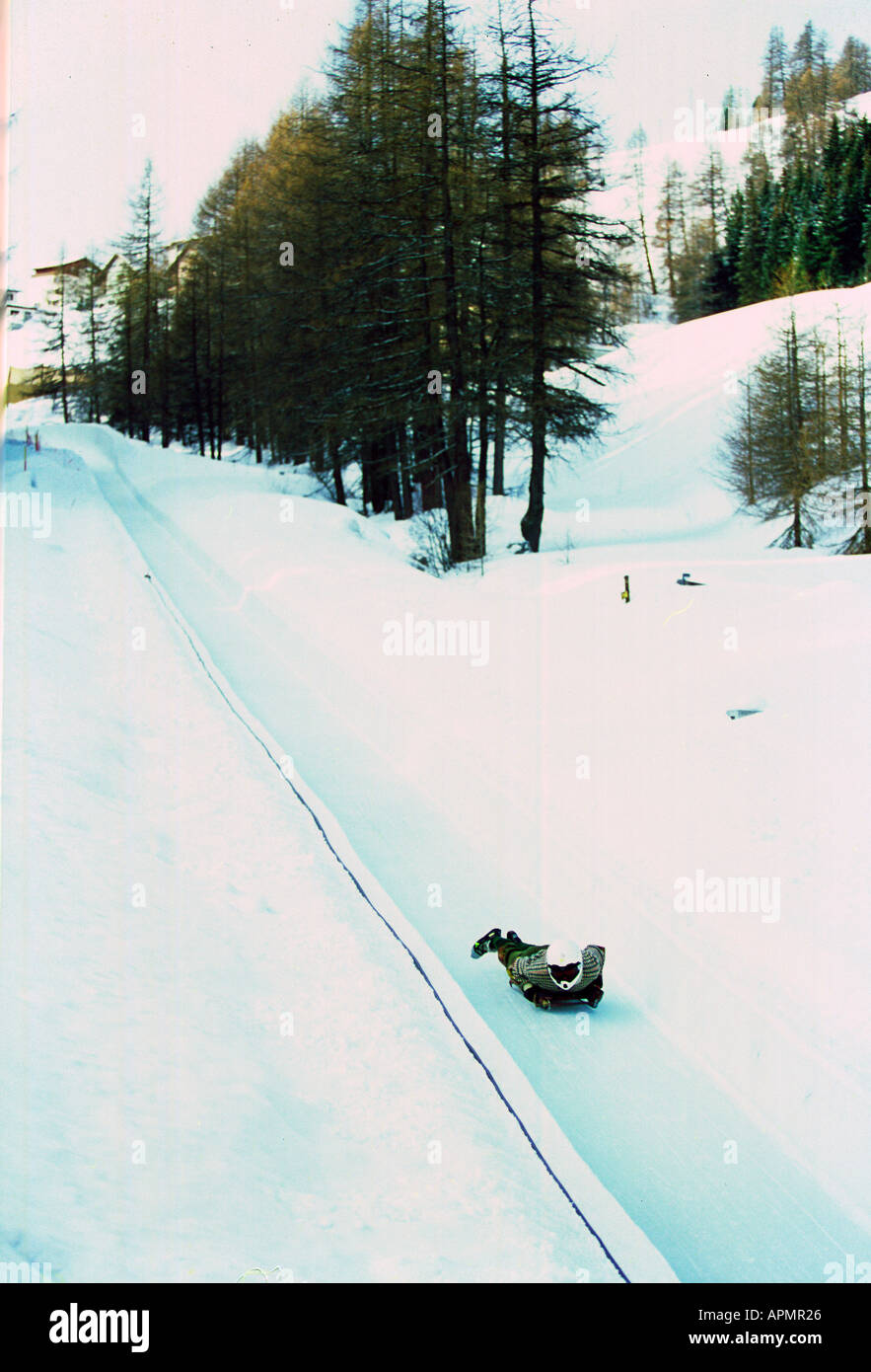 THE CRESTA RUN ST MORITZ Stock Photo - Alamy