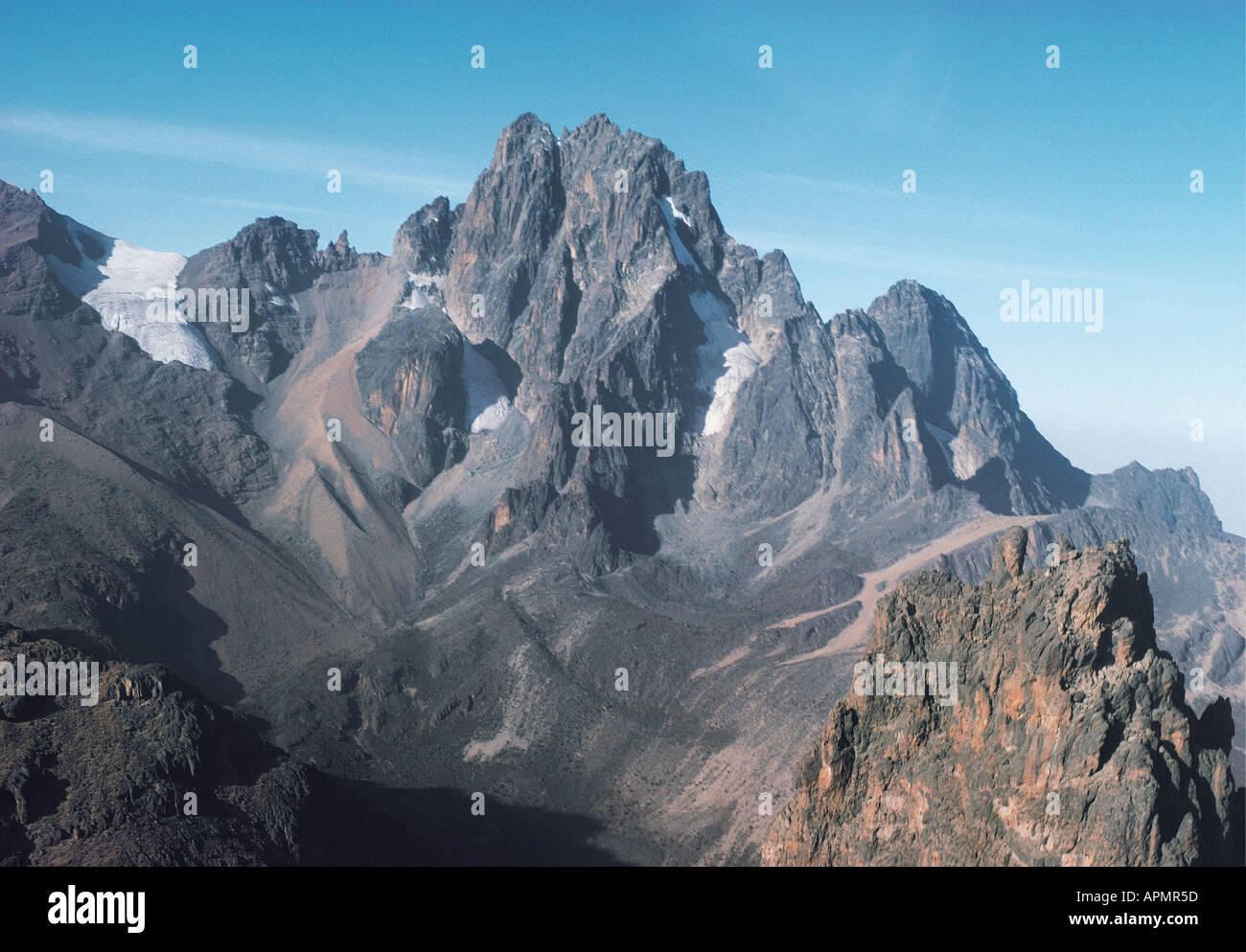 Aerial view mount kenya from hi-res stock photography and images - Alamy