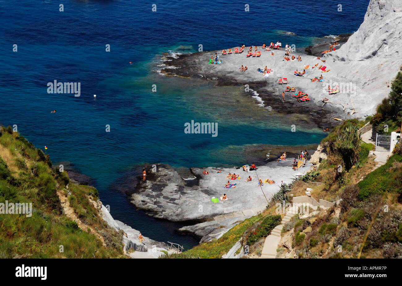 Ponza isole pontine Lazio Italy pontine island, mediterranean sea ...