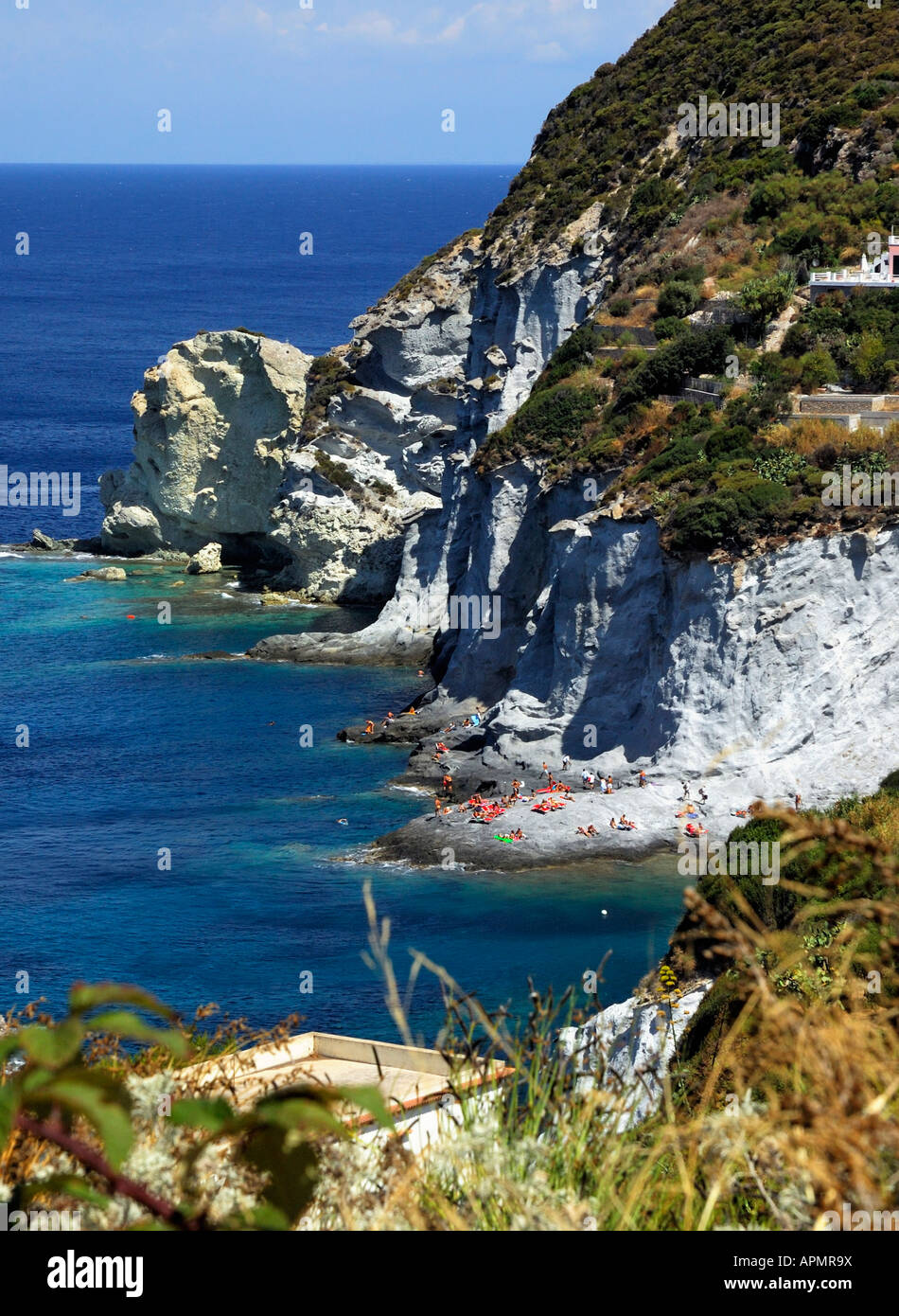 Ponza isole pontine Lazio Italy pontine island, mediterranean sea ...