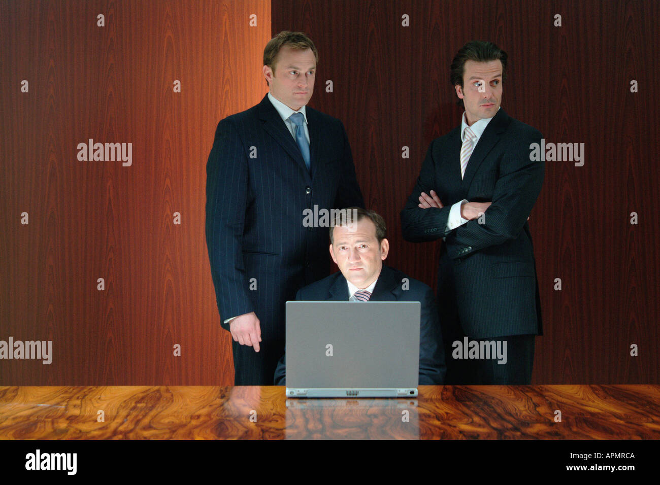 Businessmen in boardroom Stock Photo - Alamy