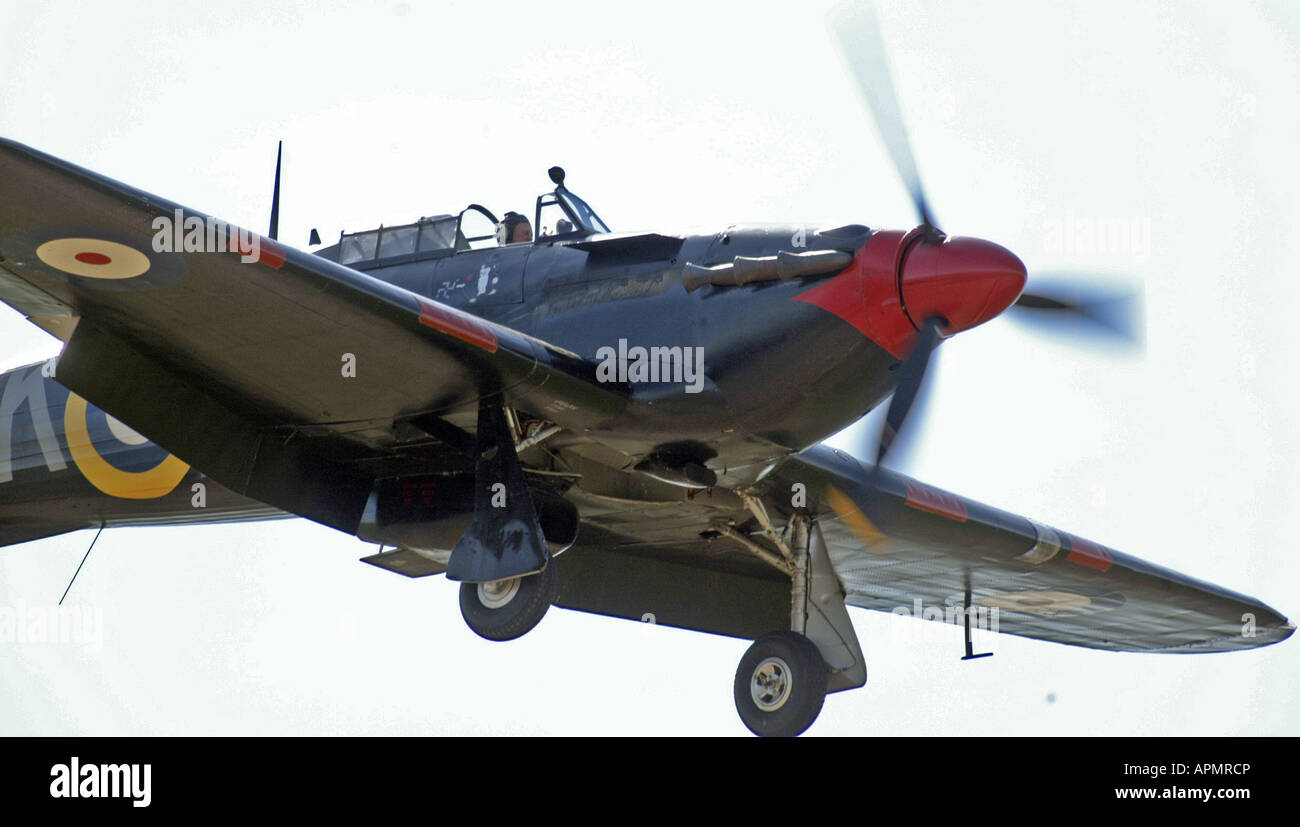 British single seat fighter aircraft of the 1930s 1940s hi-res stock ...