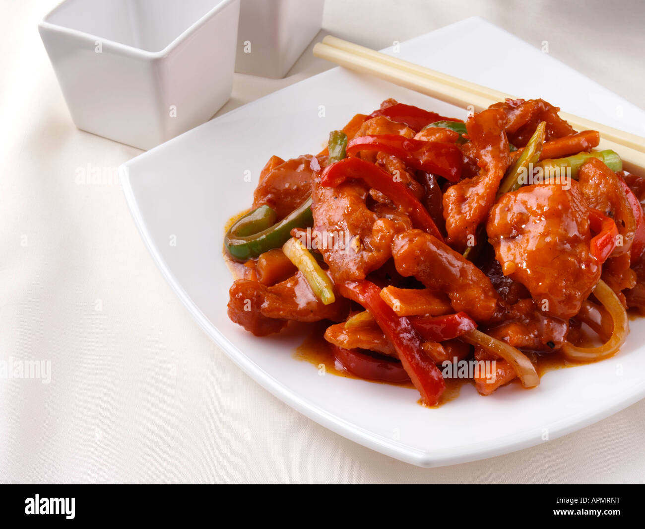 Halal Chinese Manchurian Chicken editorial food Stock Photo - Alamy