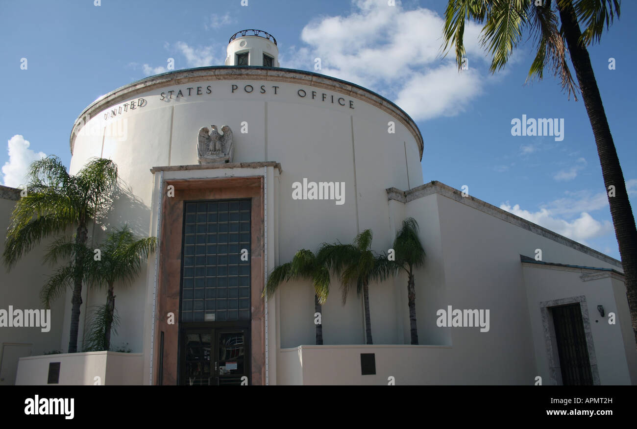 Miami beach florida post office hi-res stock photography and images - Alamy