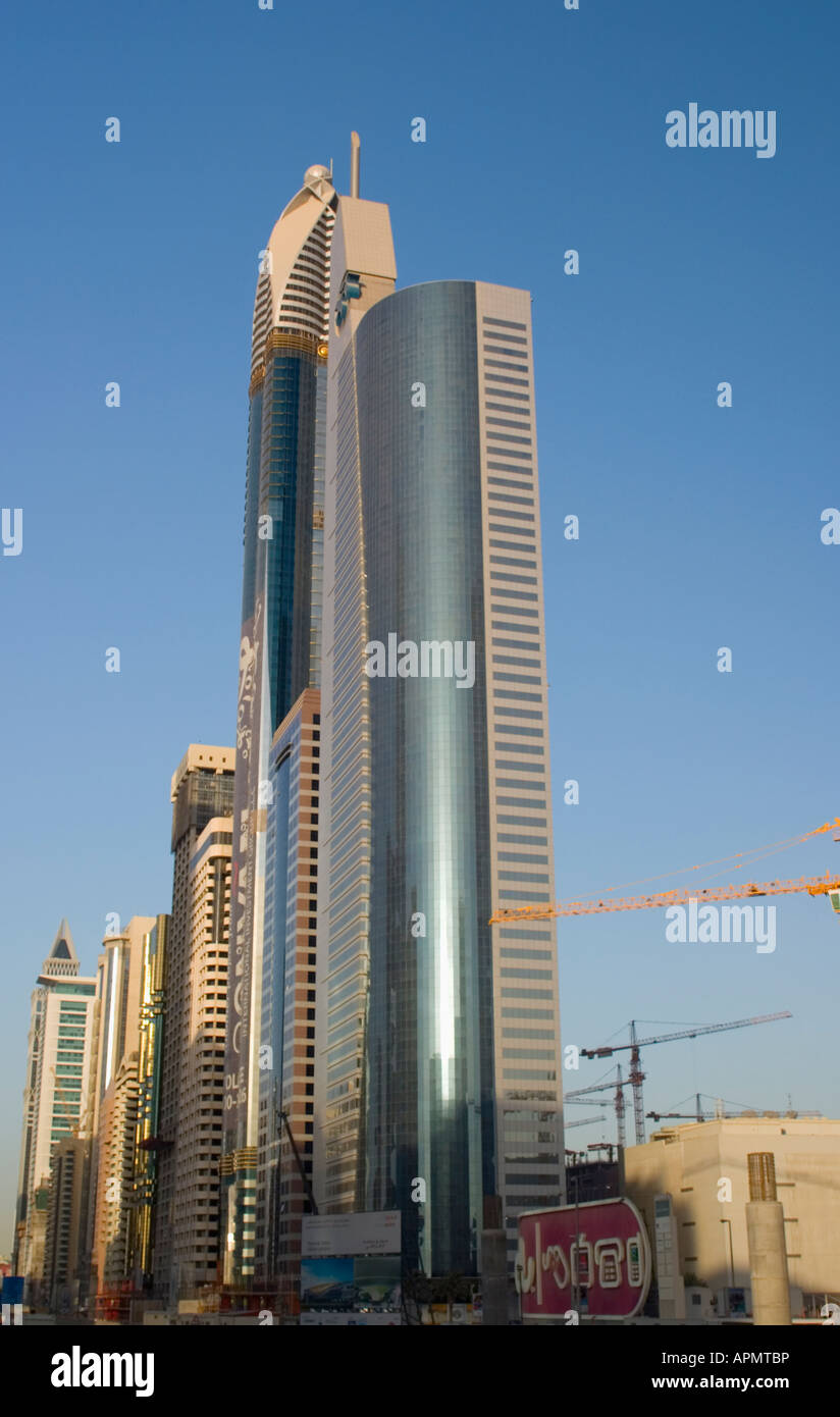 Buildings, Sheikh Zayed Road, Dubai, United Arab Emirates, UAE Stock ...