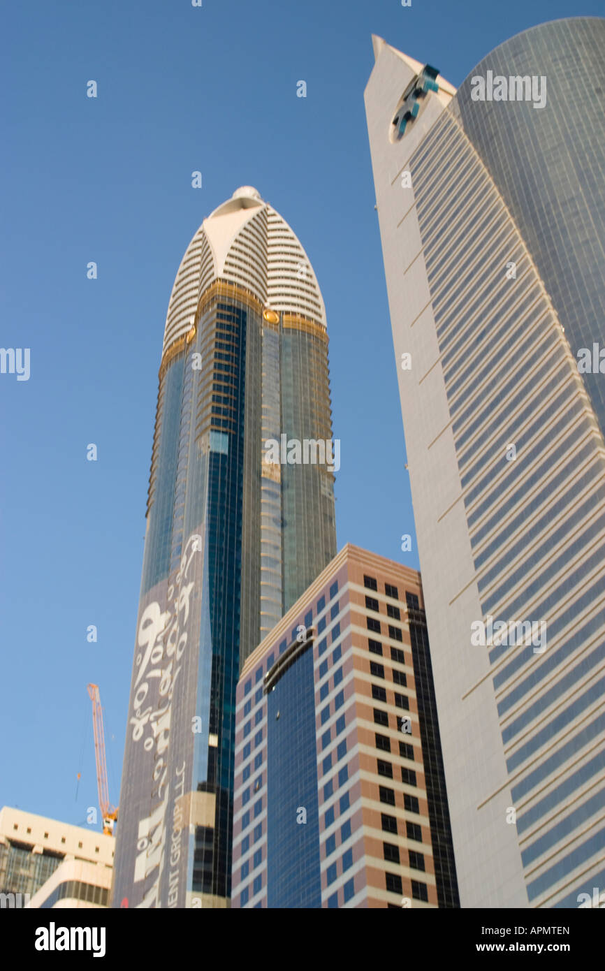 Buildings, Sheikh Zayed Road, Dubai, United Arab Emirates, UAE Stock ...