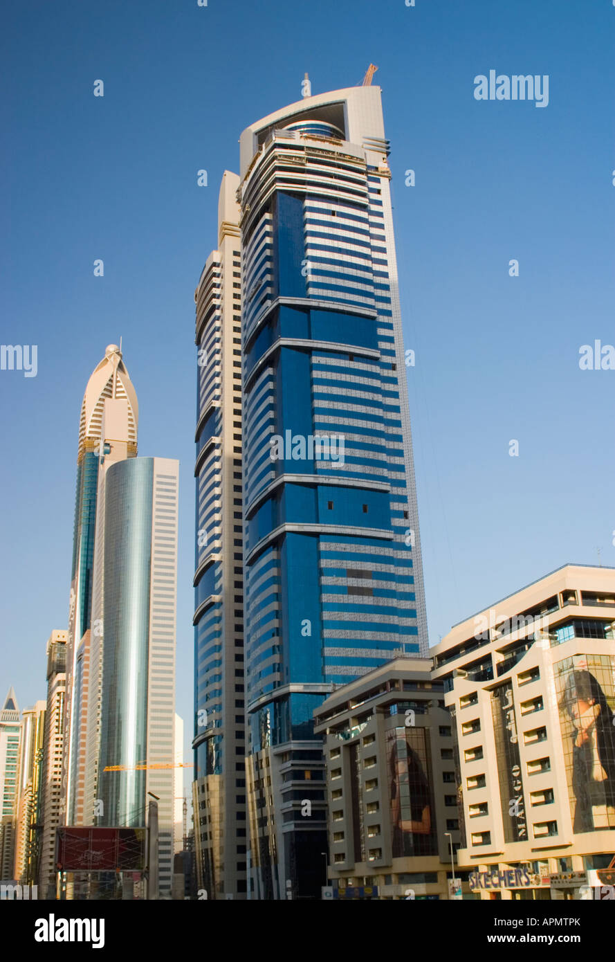 Buildings, Sheikh Zayed Road, Dubai, United Arab Emirates, UAE Stock ...