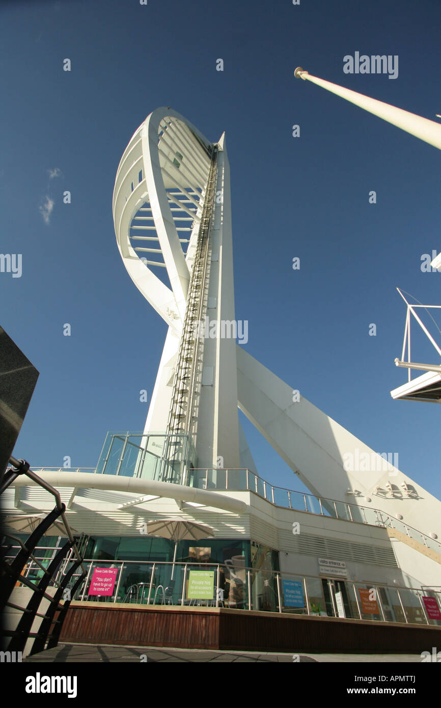 Spinnaker Tower at Gunwharf Quays Stock Photo - Alamy
