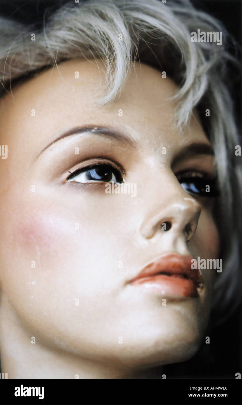 Profile of a dummy Stock Photo - Alamy