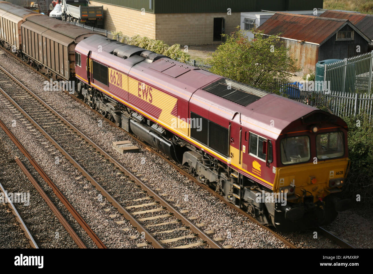 Class 66 diesel locomotive hi-res stock photography and images - Alamy