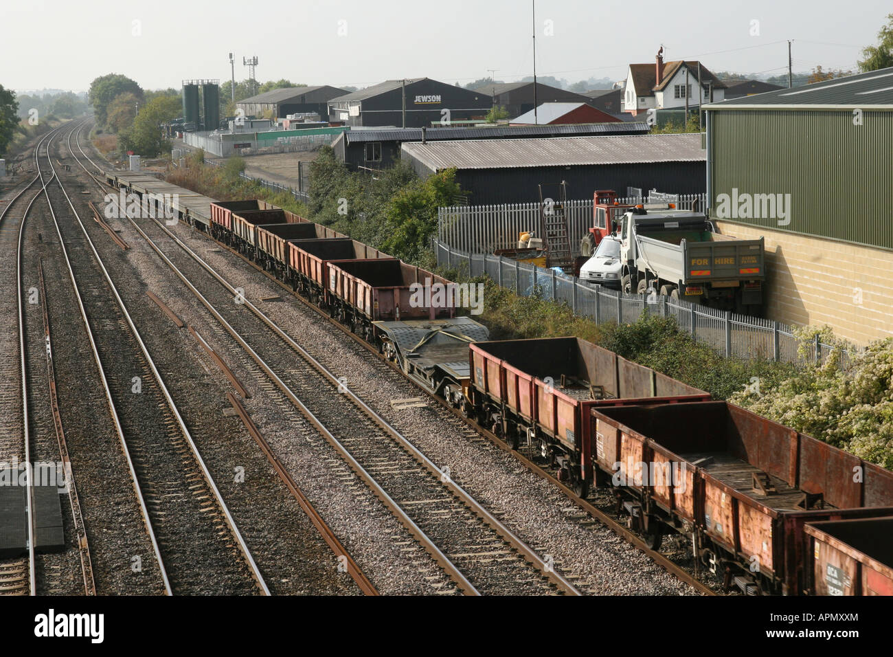 Empty wagons hi-res stock photography and images - Alamy
