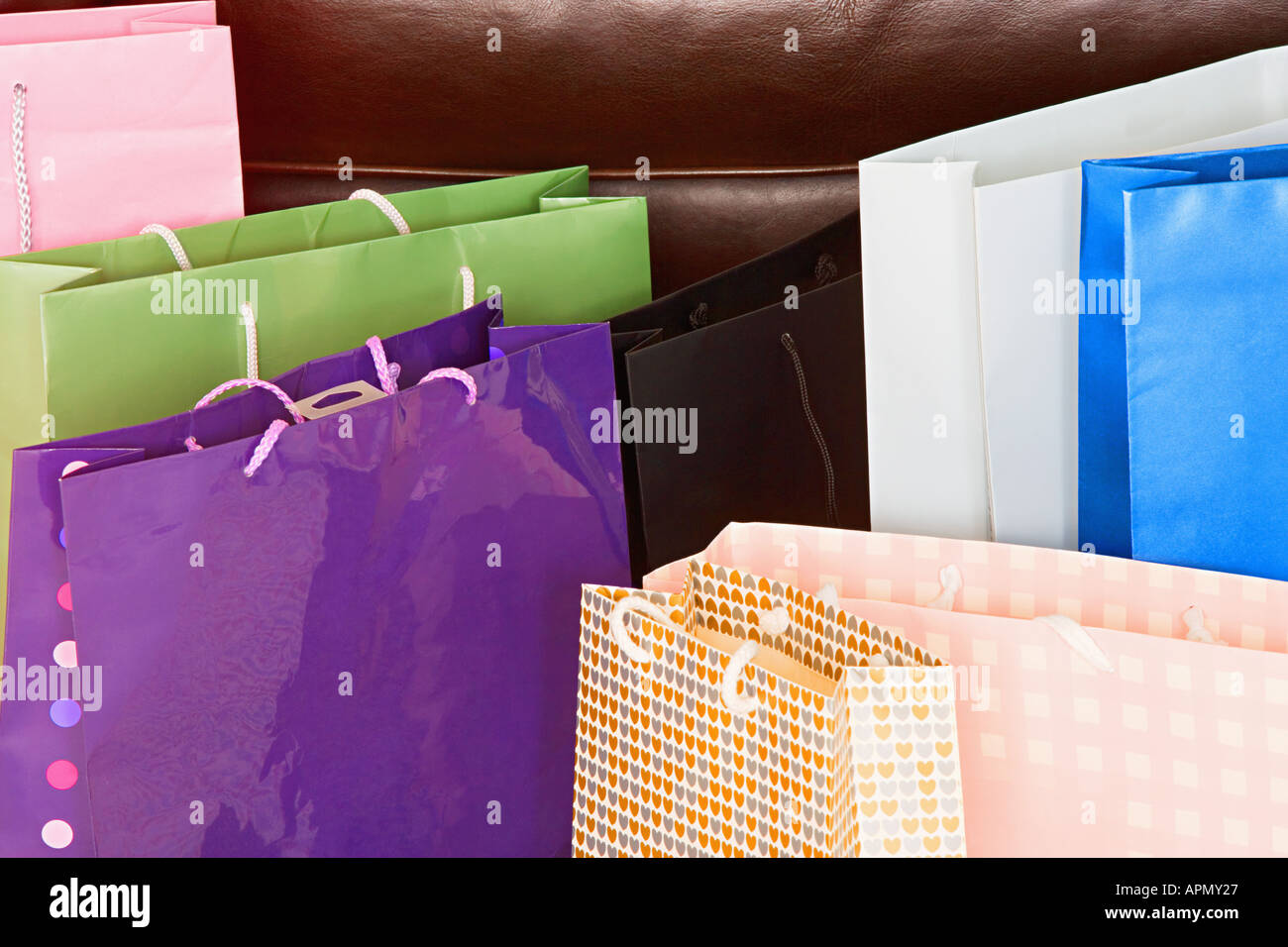 Bags shopping excess hi-res stock photography and images - Alamy