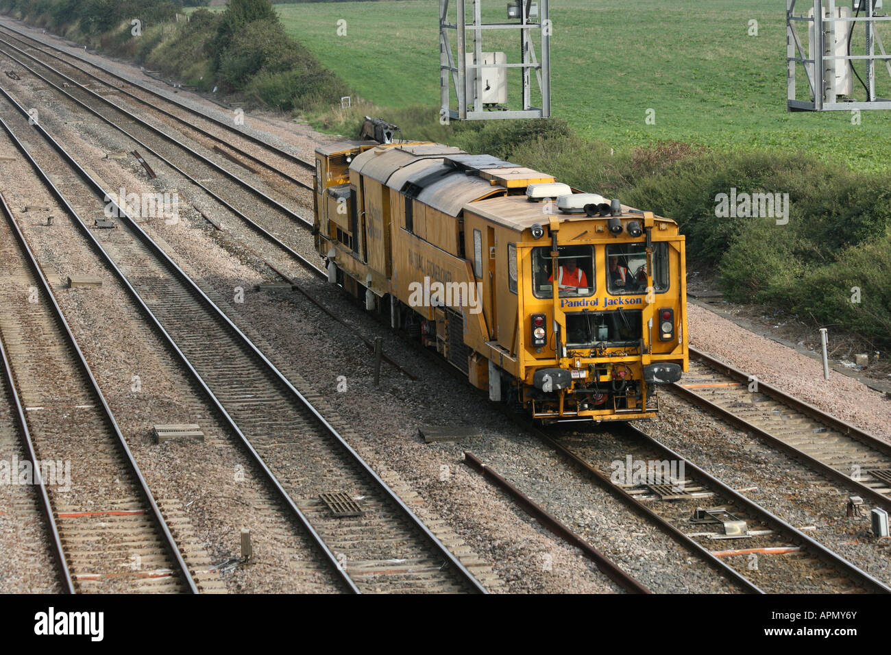 Track Maintenance Machine on Great Western Main Line near Swindon Great ...