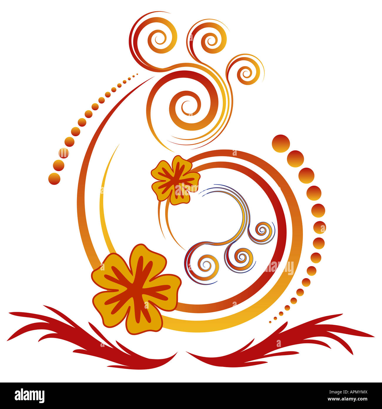 Clipart floral hi-res stock photography and images - Alamy