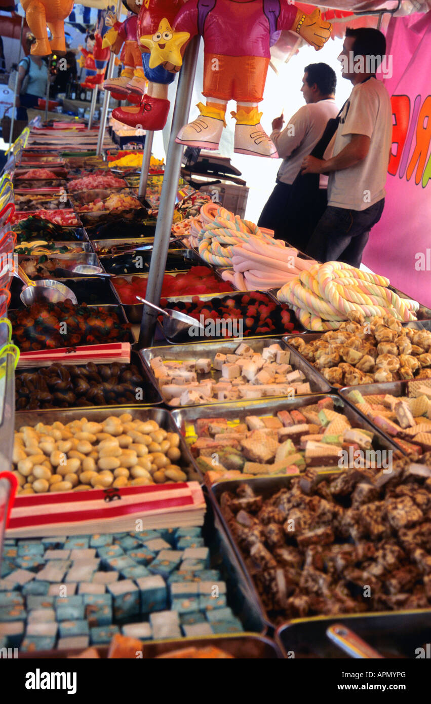 European Market Stall Stock Photo - Alamy