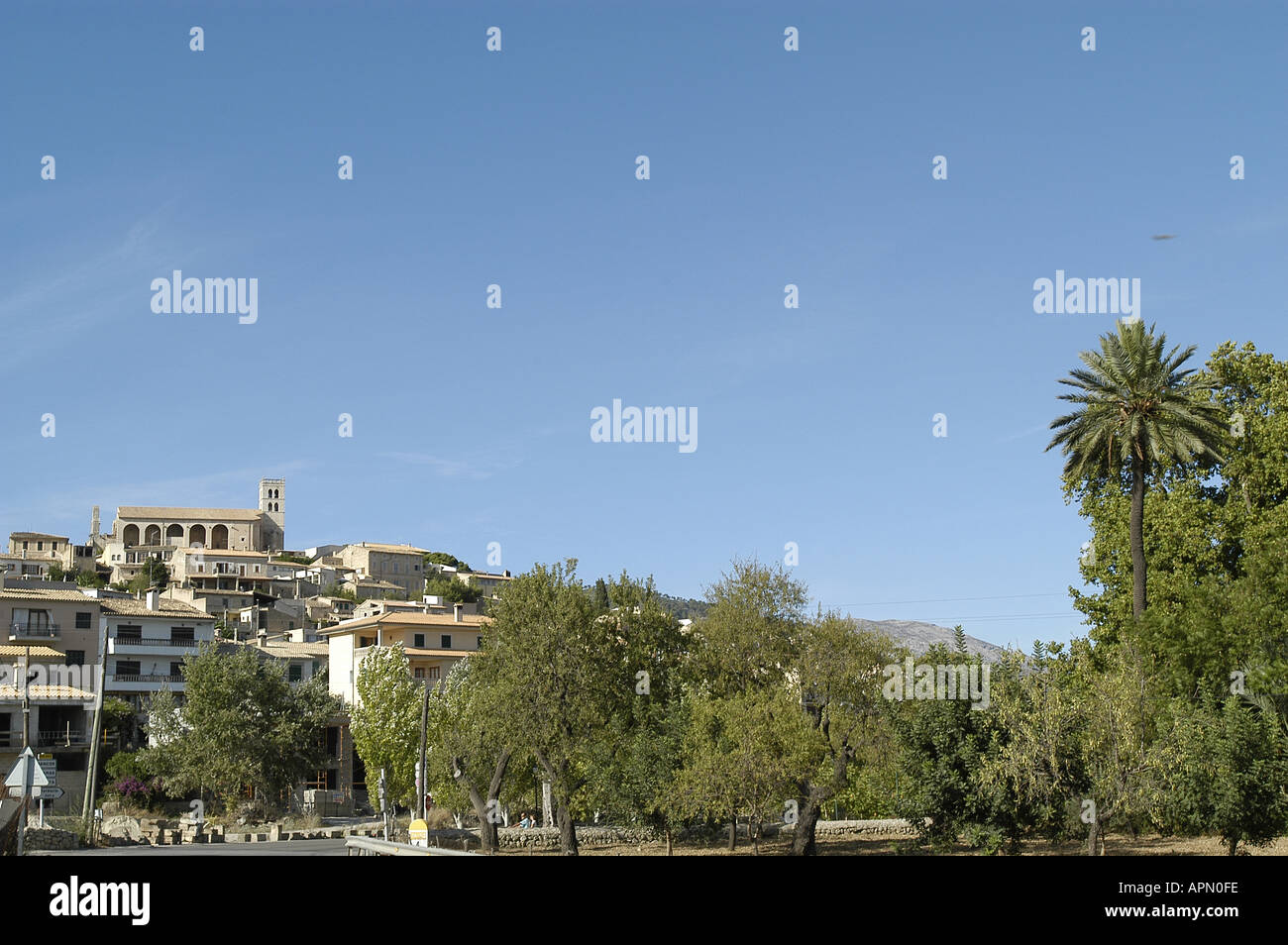 Selva overview next to sierra de Tramuntana Majorca Balearic Islands ...