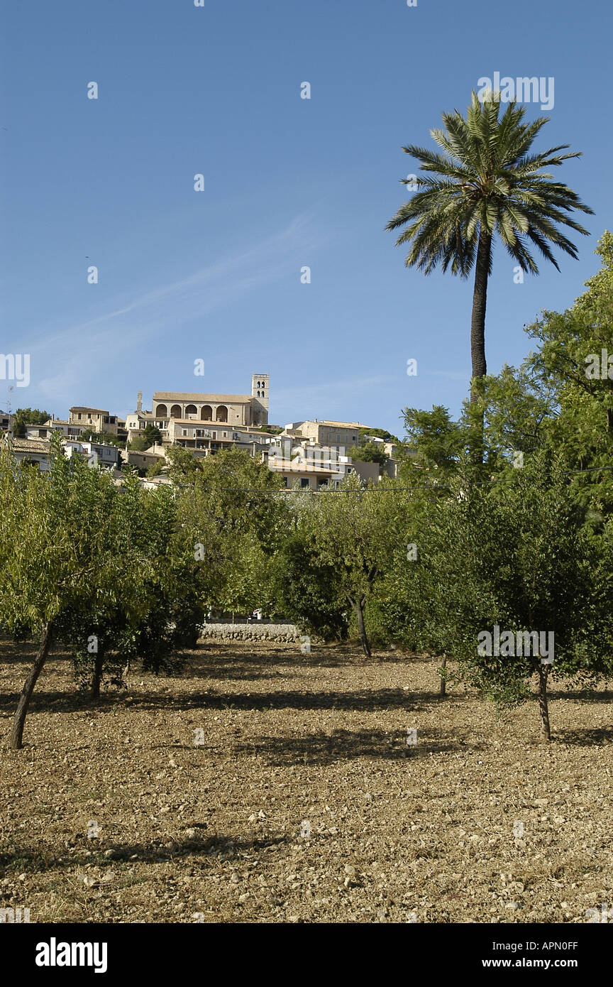 Selva overview next to sierra de Tramuntana Majorca Balearic Islands ...