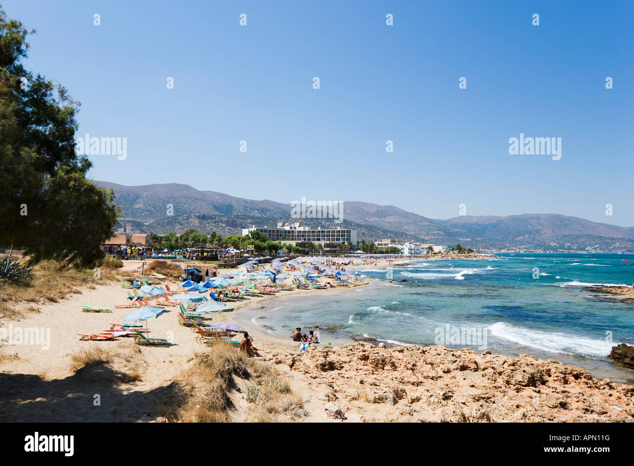 Malia beaches hi-res stock photography and images - Alamy