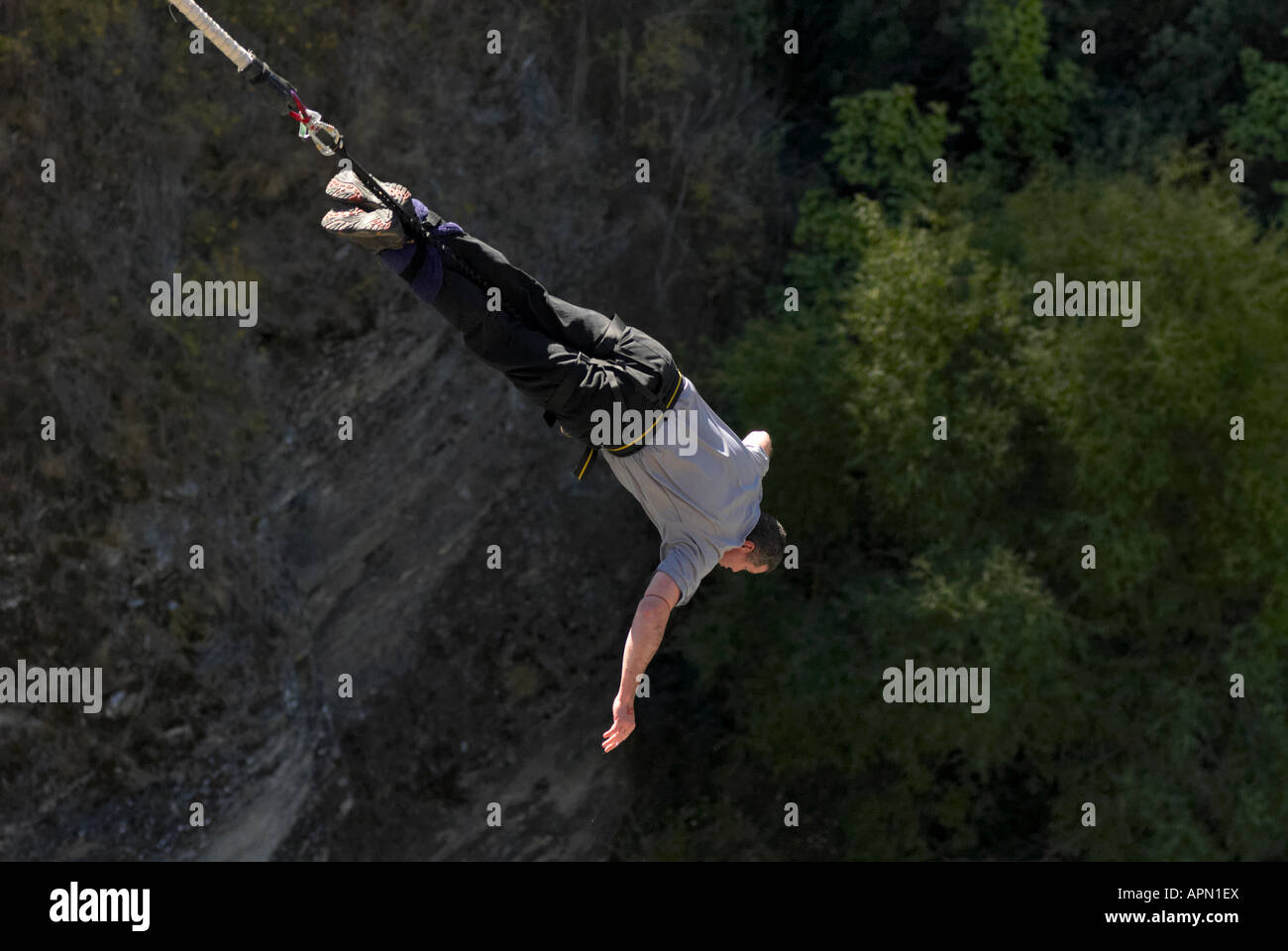 Man jumping in a river hi-res stock photography and images - Alamy