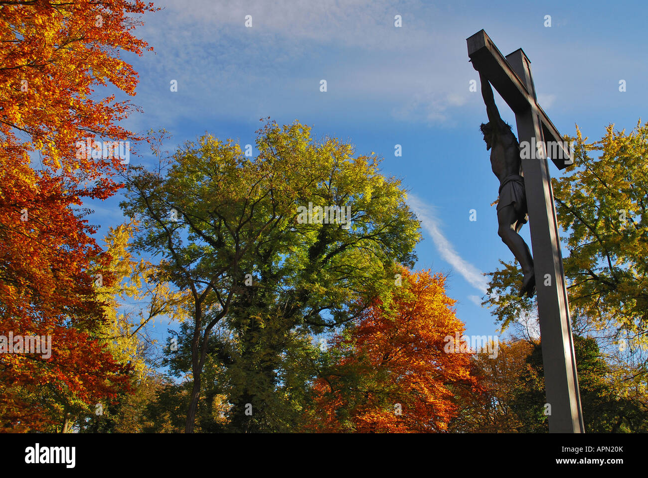 cemetry, clubs, cross, crux, rood, crucifix, cemetry, germany ...