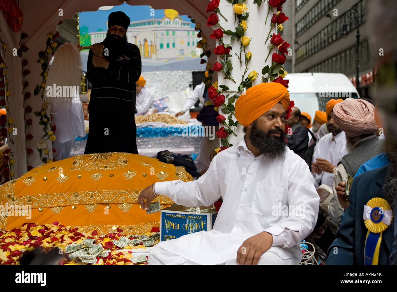 20th annual Sikh parade and festival in New York City in 2007 Stock ...