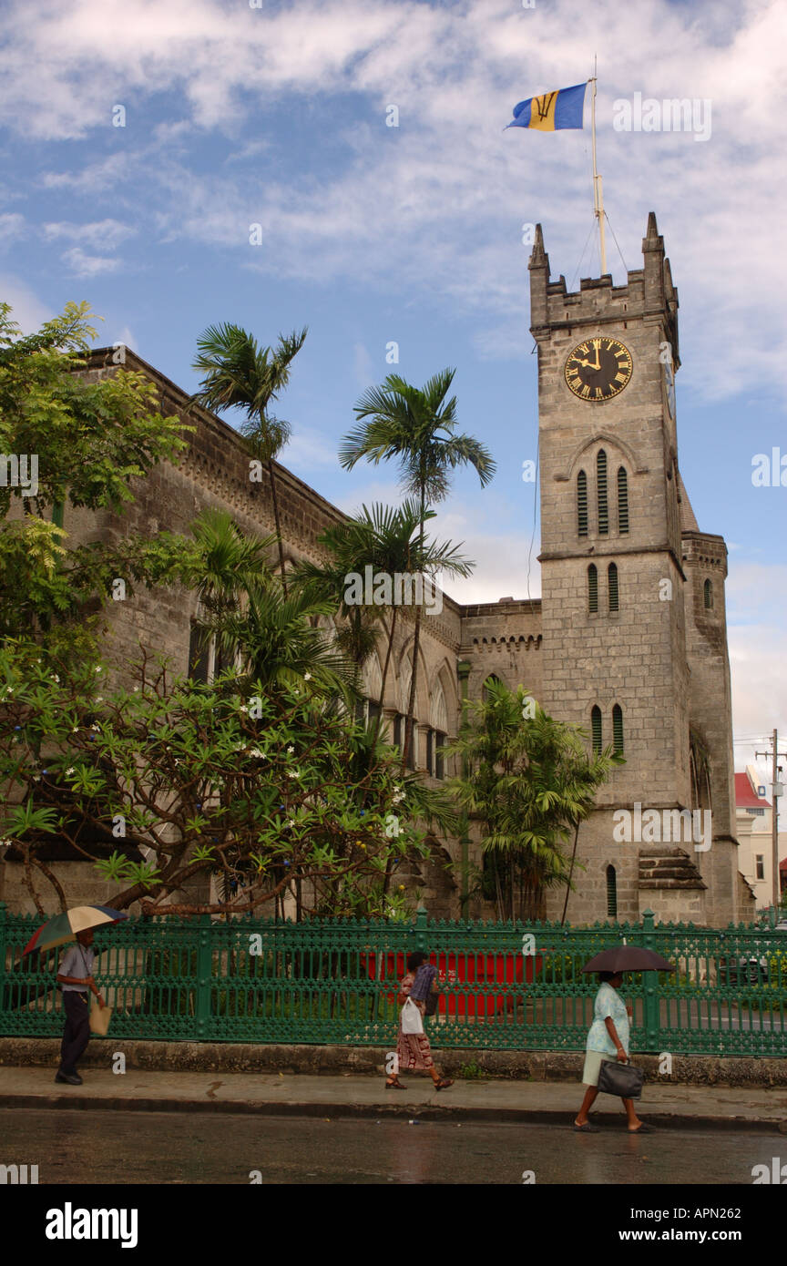 The Gothic Parliament building in Bridgetown, Barbados was completed in ...
