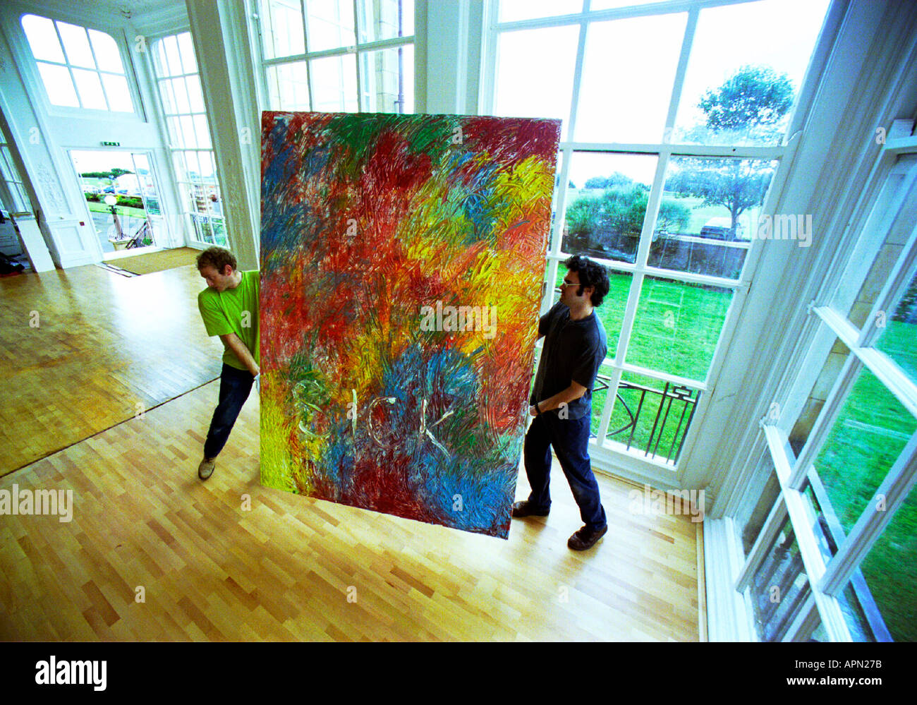 Derek Jarman painting goes on display Stock Photo - Alamy