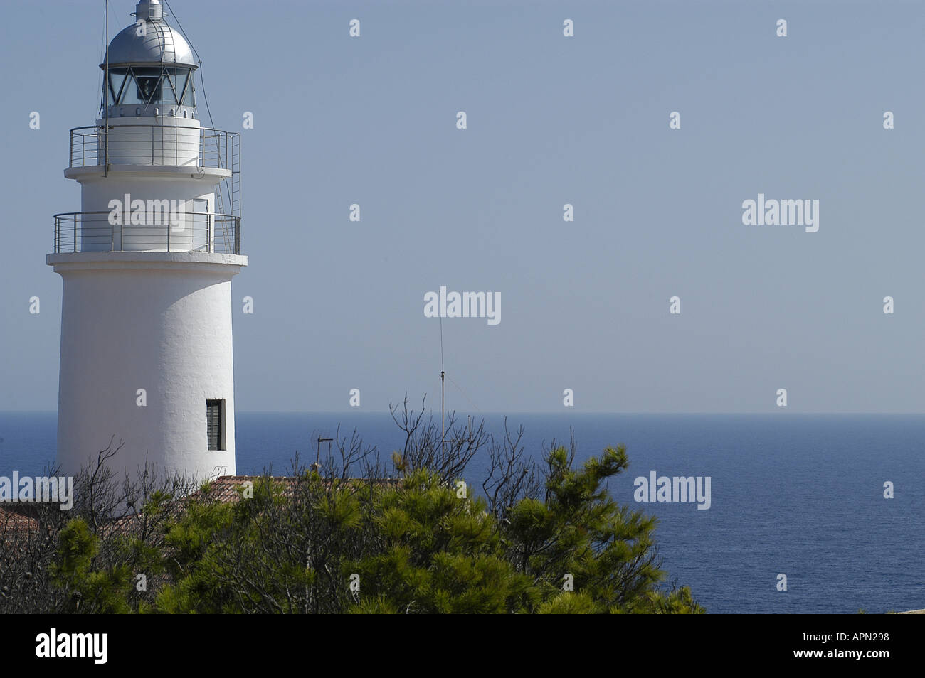 Lighthouse of Capdepera Stock Photo - Alamy