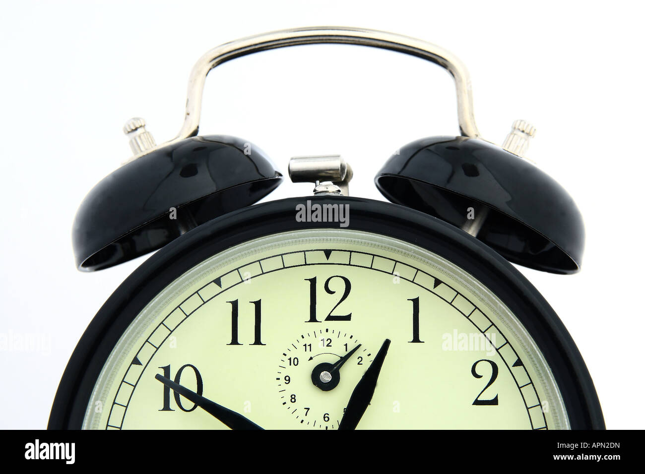 Isolated alarm clock Stock Photo - Alamy