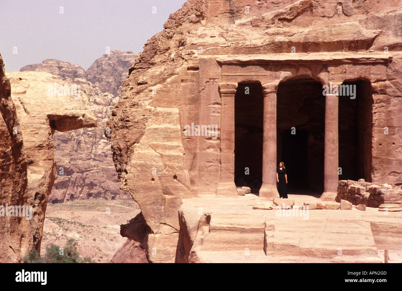Wadi farasa temple hi-res stock photography and images - Alamy