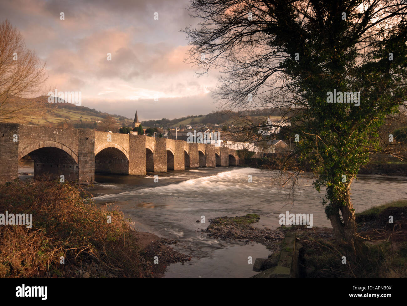 Crickhowell bridge hi-res stock photography and images - Alamy