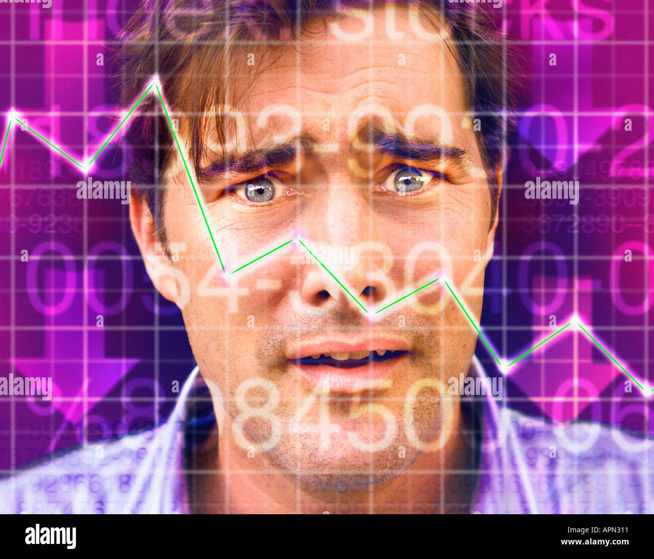 Descending graph hi-res stock photography and images - Alamy