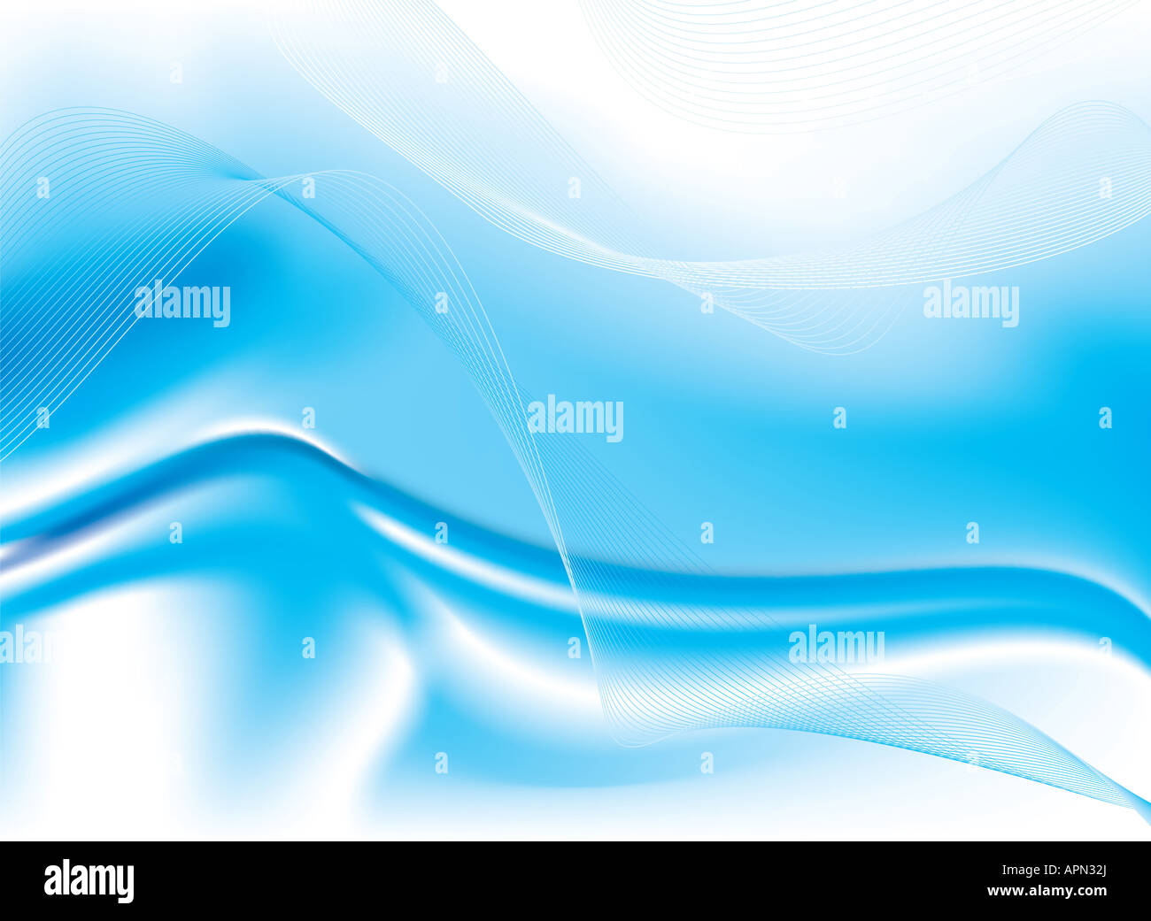 water inspired flowing background in blue and white Stock Photo - Alamy
