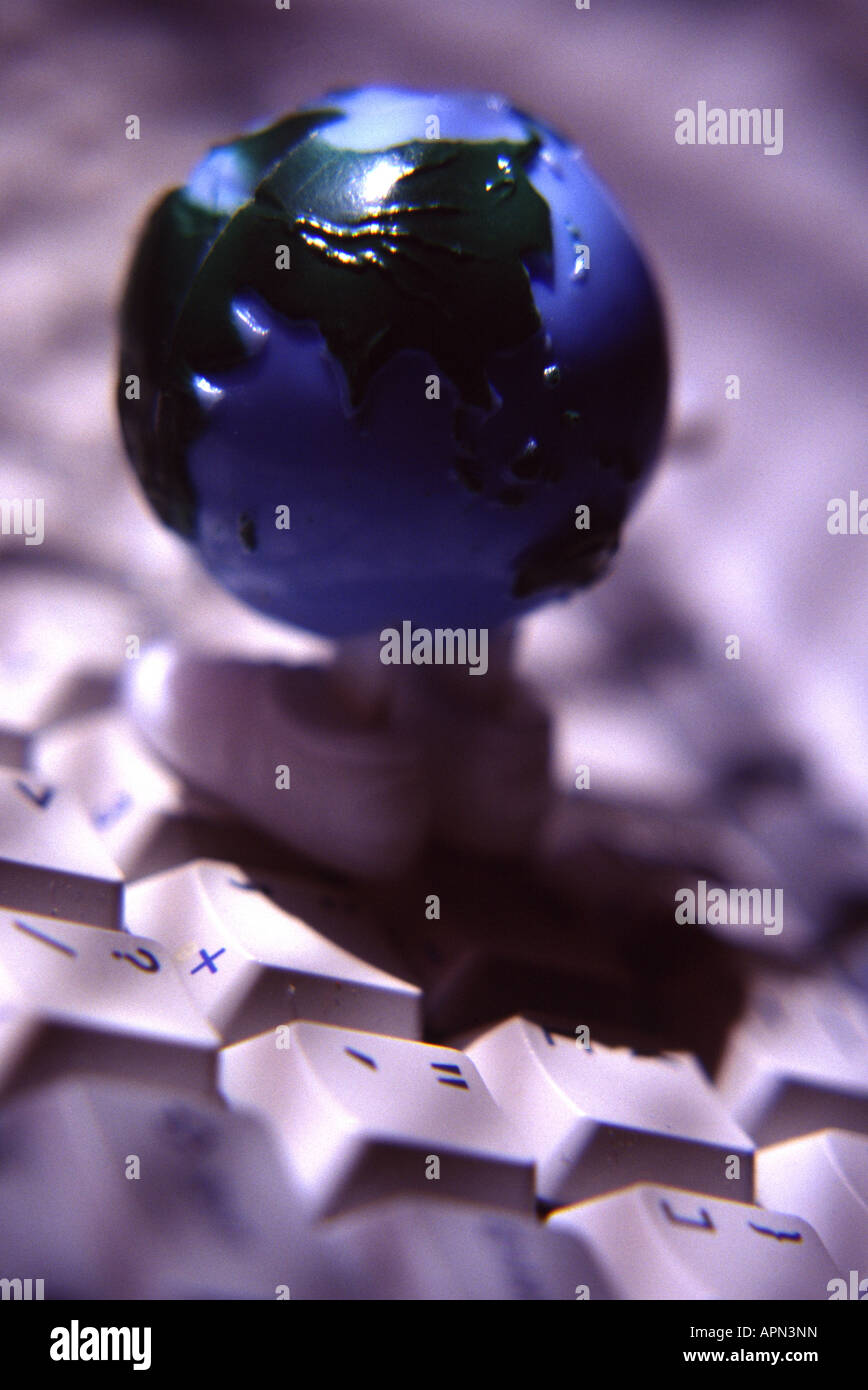 Globe at her feet hi-res stock photography and images - Alamy