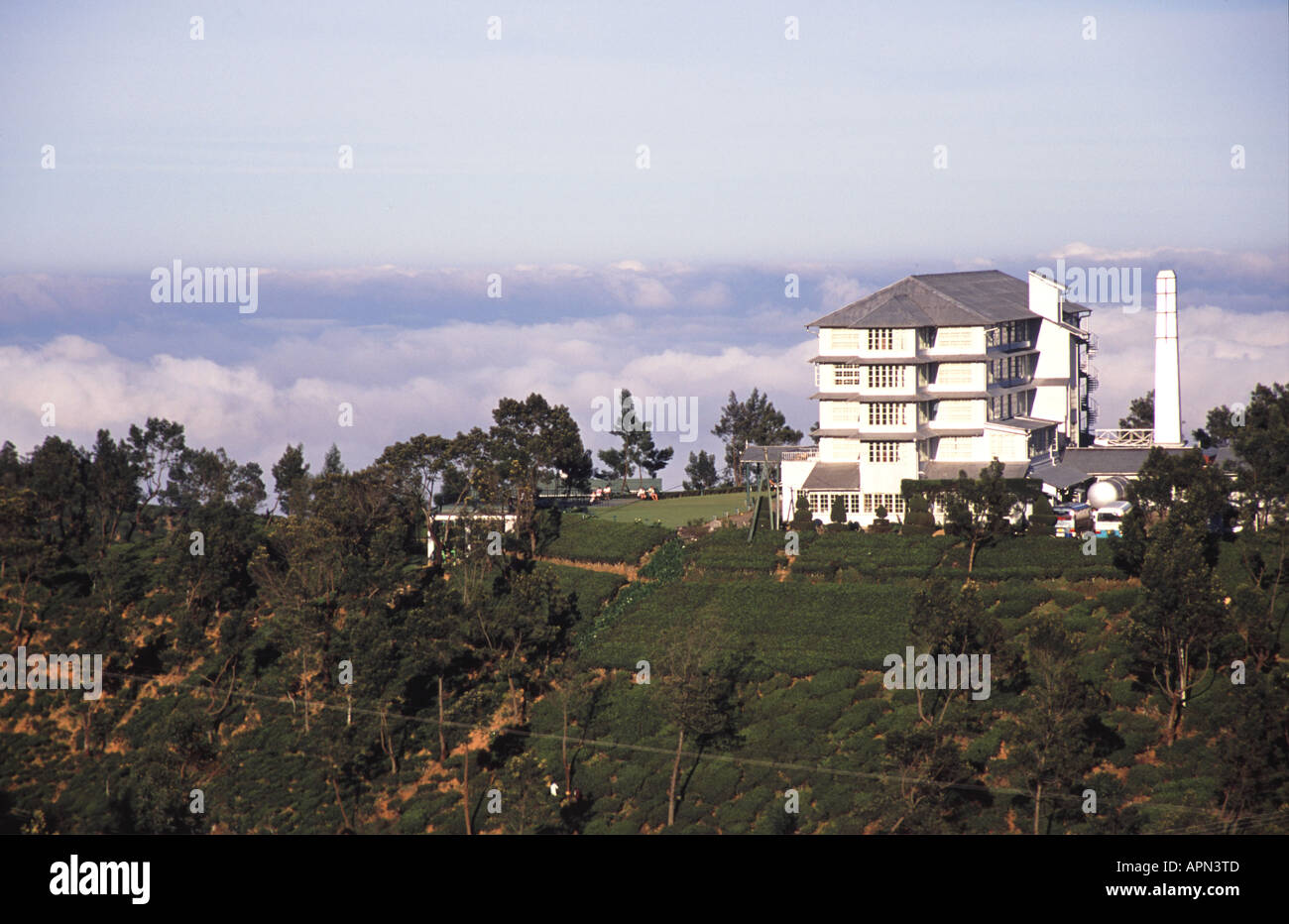 SRI LANKA. The Tea Factory Hotel in Kandapola near Nuwara Eliya in the ...