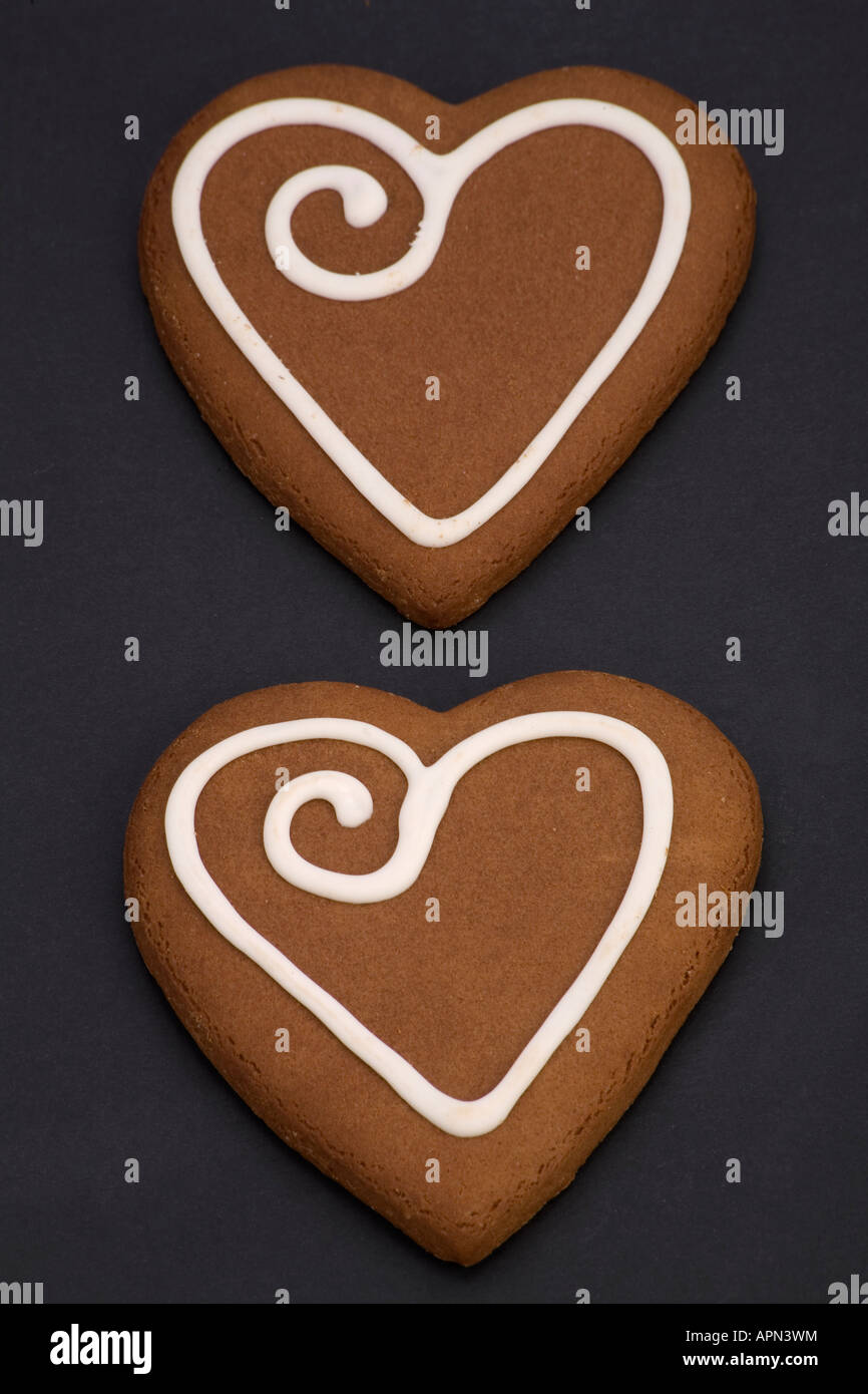 Love heart Cookies Stock Photo - Alamy