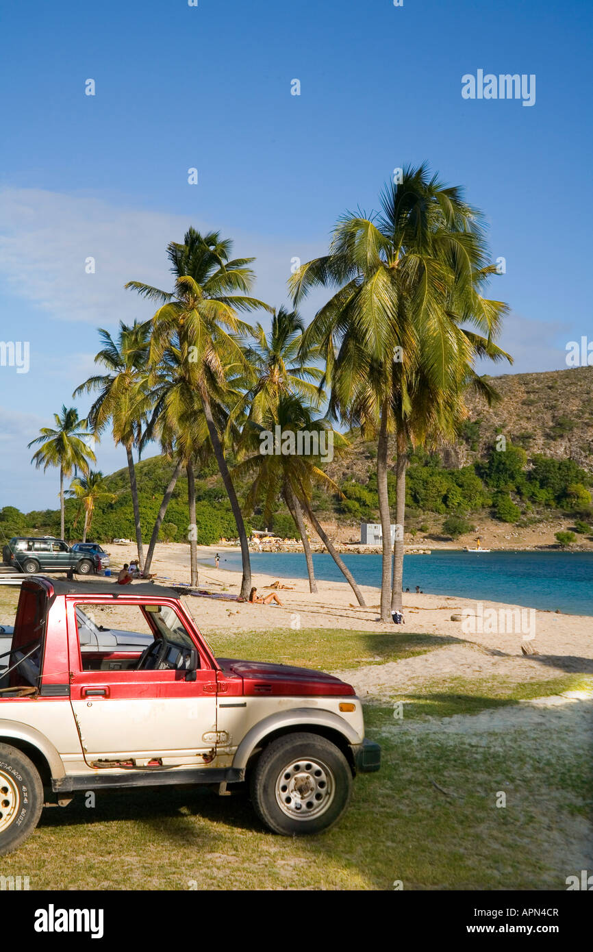 Cockleshell Bay at St Kitts in the Caribbean Stock Photo - Alamy