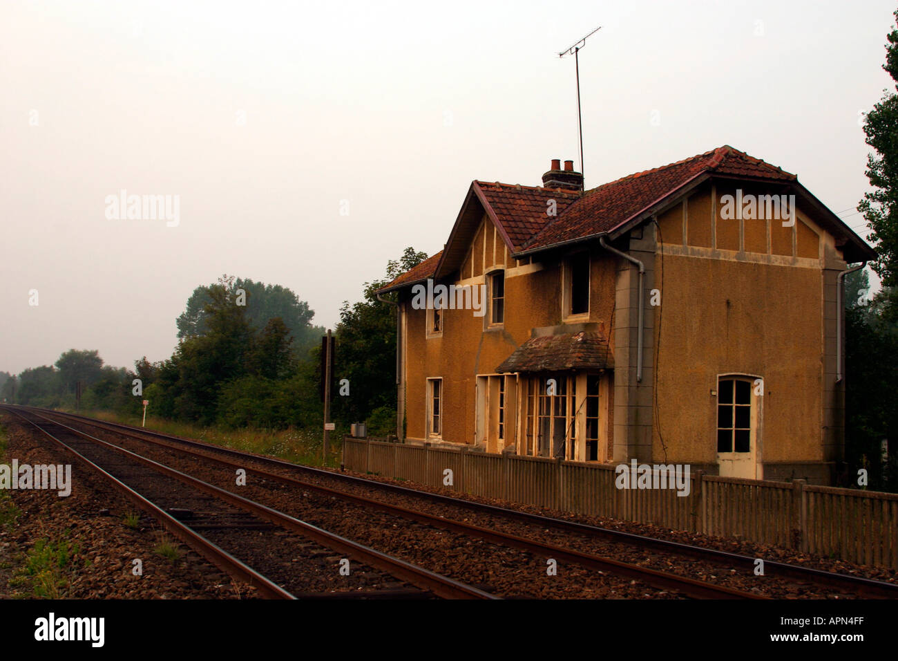 Rail railway rural hi-res stock photography and images - Alamy