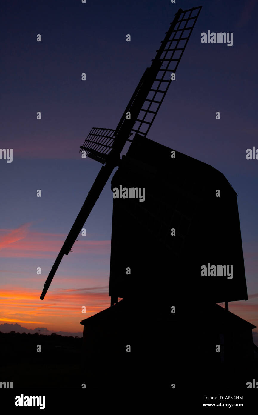 Brill windmill at sunset Stock Photo - Alamy