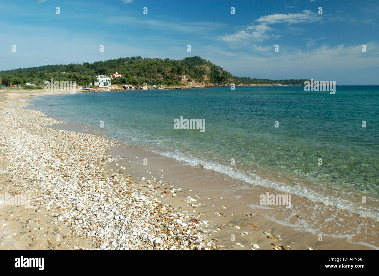 Beach at Astris, Thassos, Greece Stock Photo - Alamy
