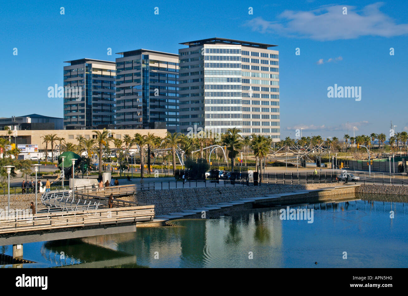 diagonal mar district in Barcelona Stock Photo - Alamy