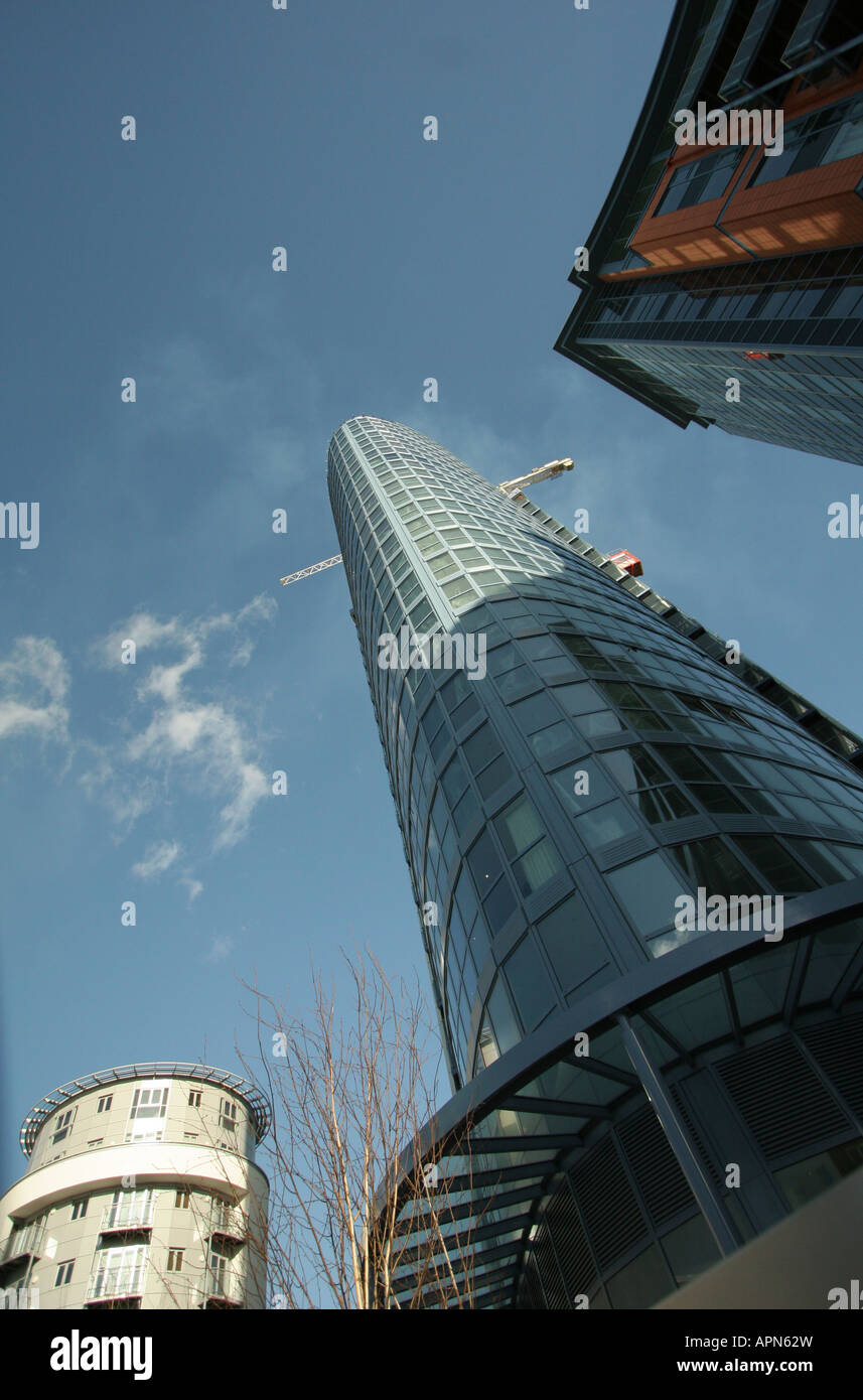 Towers at Gunwharf Quays Stock Photo - Alamy