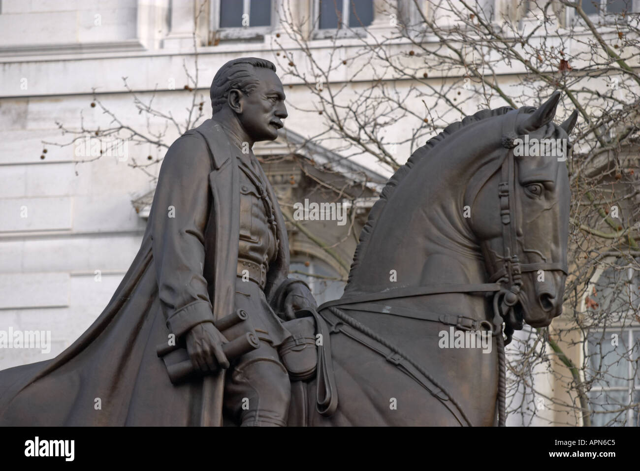 Statue of General Haig at Whitehall London England Stock Photo - Alamy