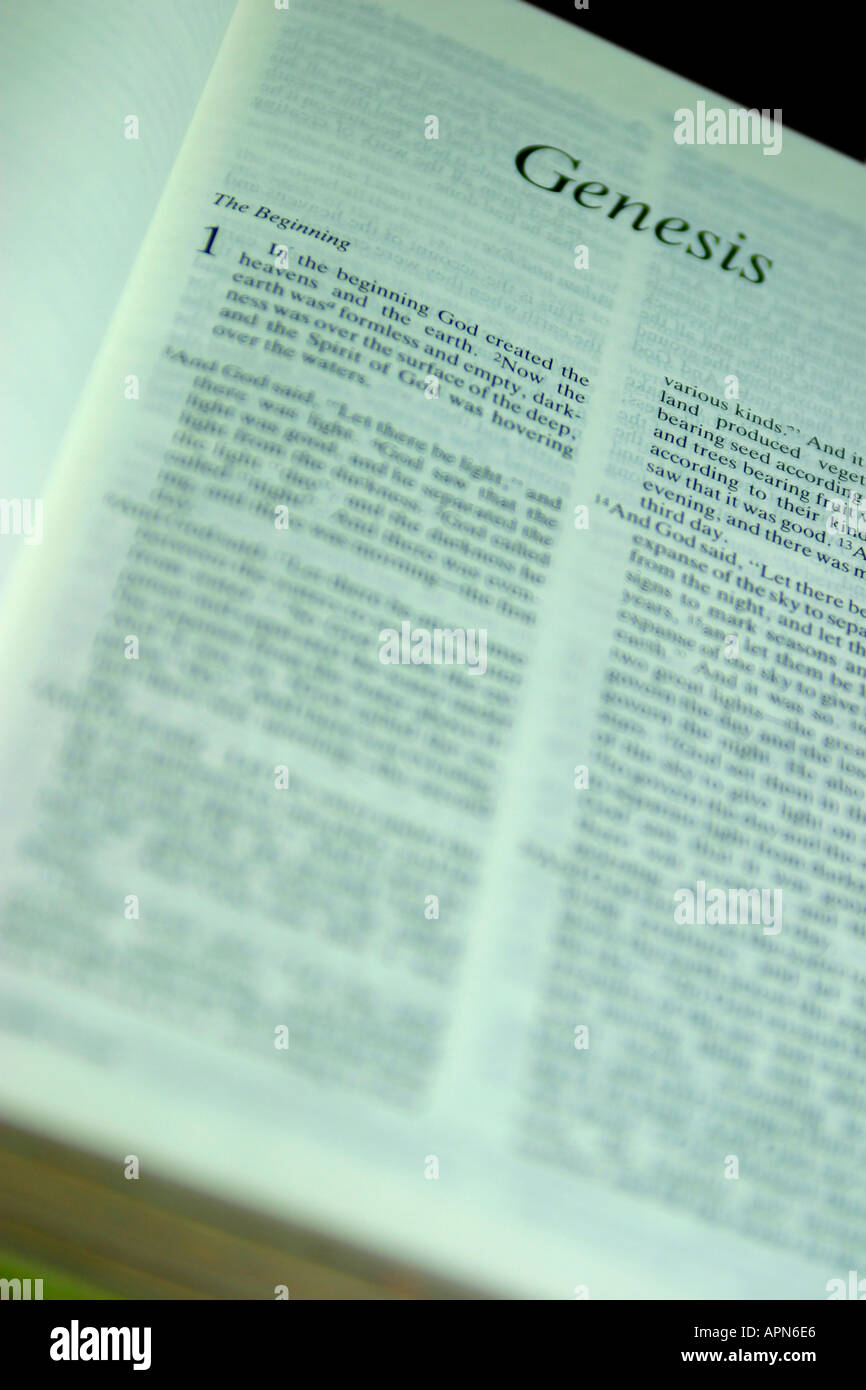 Book of genesis hi-res stock photography and images - Alamy