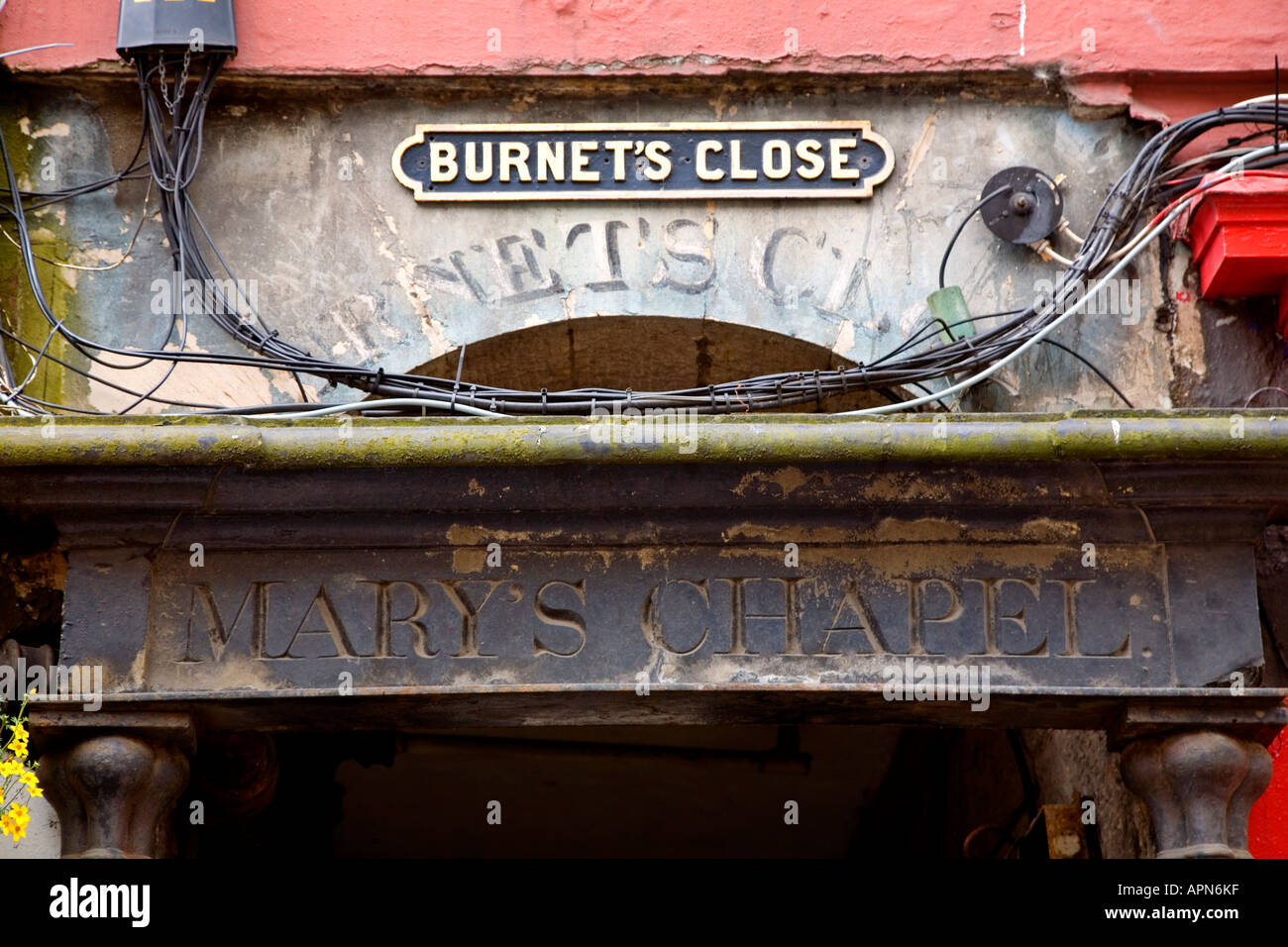 St Mary s Close Royal Mile Edinburgh Scotland Stock Photo - Alamy