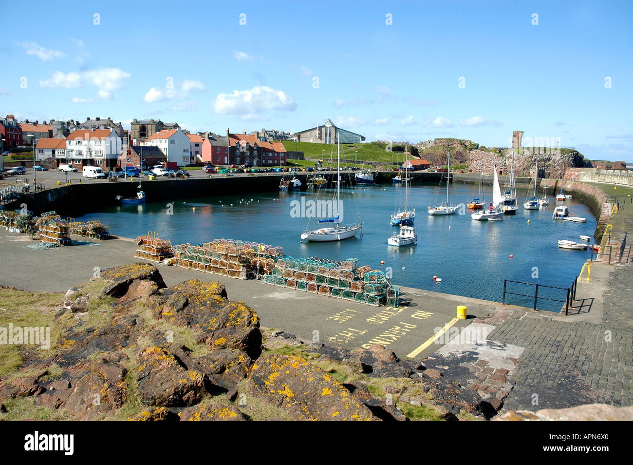 Dunbar Harbour,East Lothian,Scotland Stock Photo - Alamy