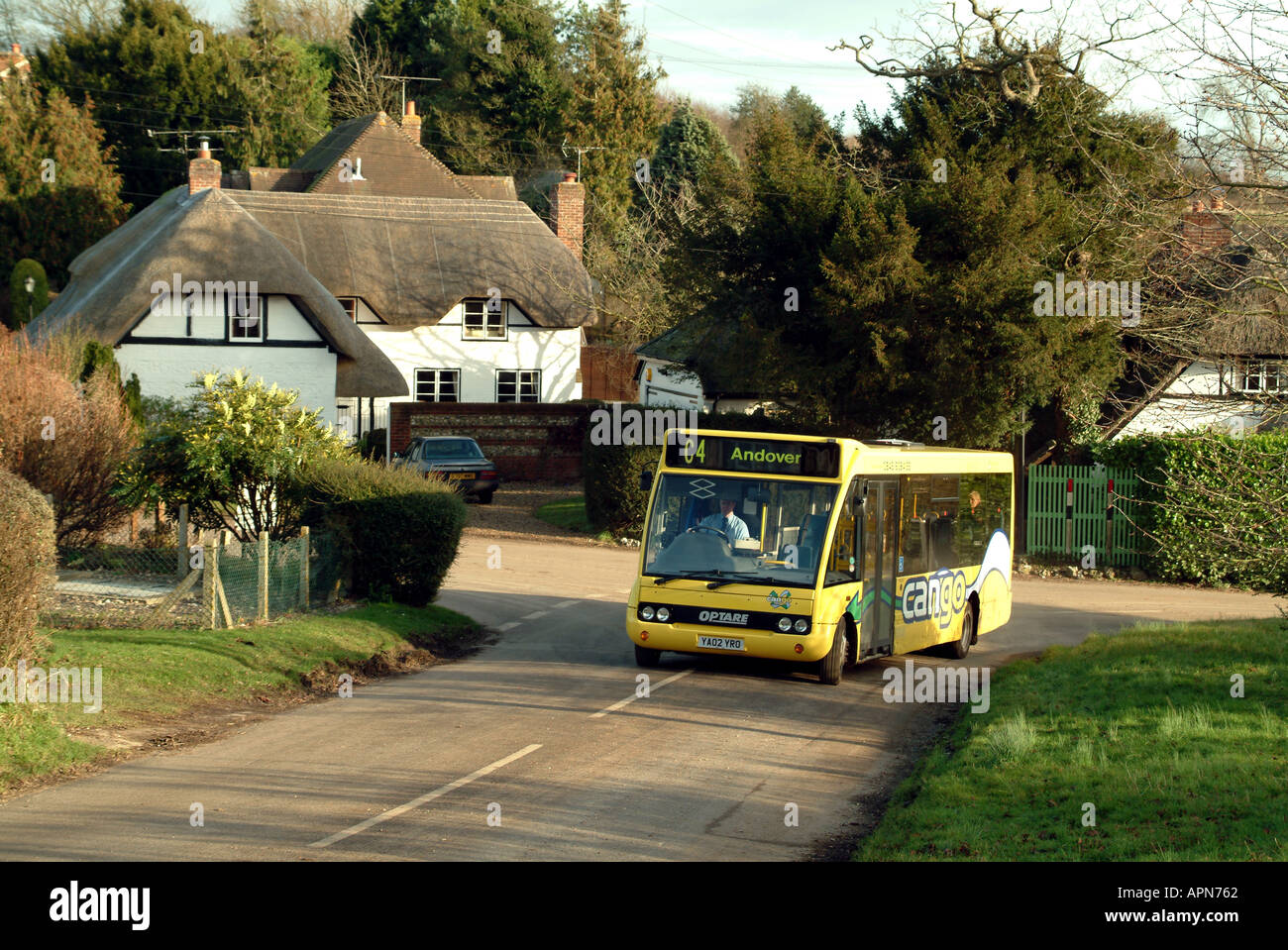 Community Public Bus Services Dial a Ride CANGO in Hampshire village of ...