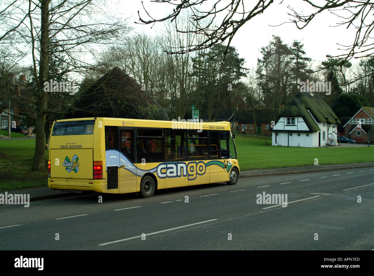 Community Public Bus Services Dial a Ride CANGO in Hampshire village of ...