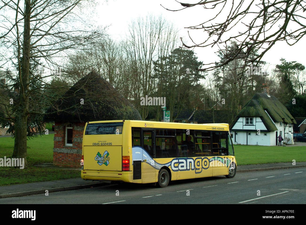 Community Public Bus Services Dial a Ride CANGO in Hampshire village of ...