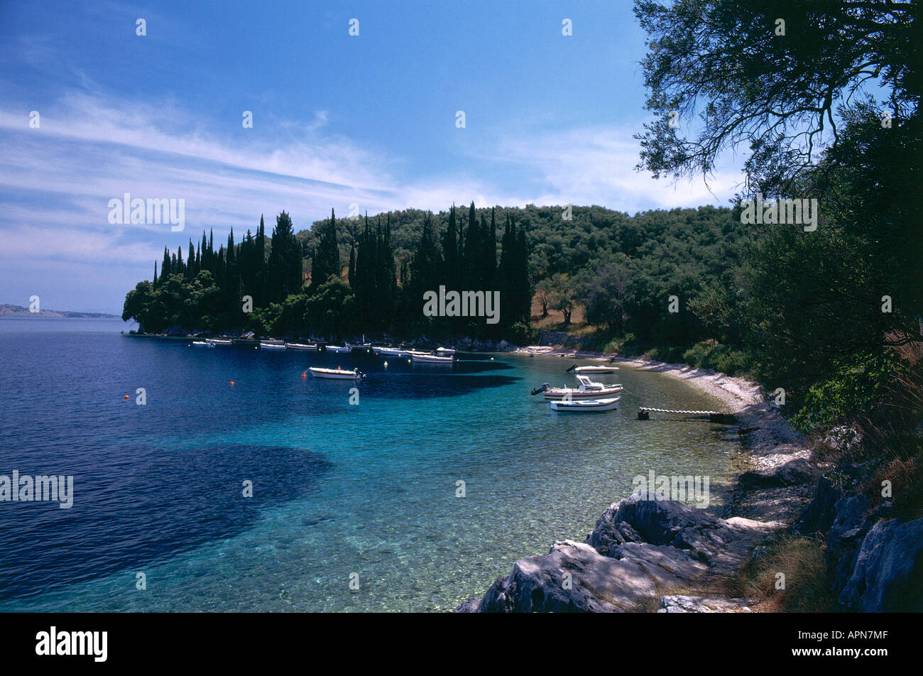 Kouloura beach corfu greece hi-res stock photography and images - Alamy